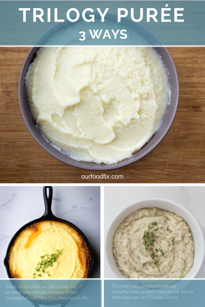 Trilogy Purée {AIP, Whole30, Keto} - Well Rooted